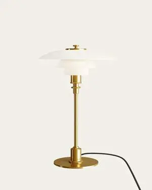 Louis Poulsen Ph 2/1 Table Lamp Brass Metalized