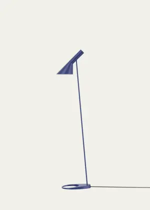 Louis Poulsen Aj Floor Lamp, 51" Midnight Blue