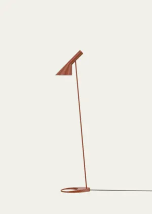 Louis Poulsen Aj Floor Lamp, 51" Rusty Red