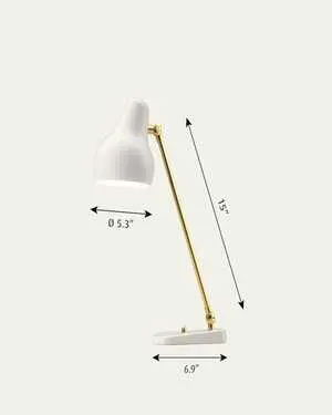 Louis Poulsen Vl38 Table Lamp, 15 - White