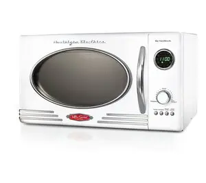 NOSTALGIA Retro 0.9 Cubic Foot Microwave Oven