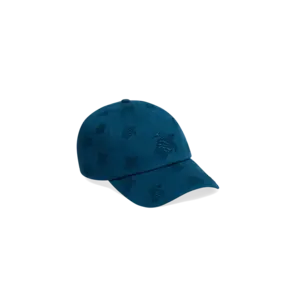 Vilebrequin Embroidered Cotton Cap Blue