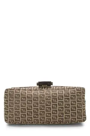 Fendi Zucchino Canvas Mama Shoulder Bag - Brown
