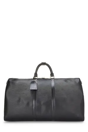 LOUIS VUITTON Epi Keepall 55 Travel Bag - Black