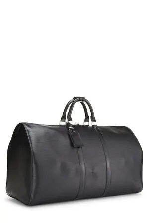LOUIS VUITTON Epi Keepall 55 Travel Bag - Black