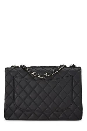 Chanel Quilted Caviar Half Flap Bag