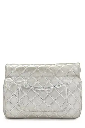 Chanel Metallic Quilted Reissue Roll Clutch