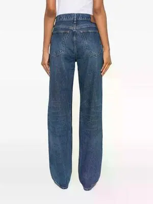 ANINE BING Olsen High-rise Straight-leg Jeans