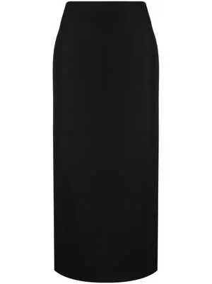 Valentino Garavani Rear-slit Midi Skirt