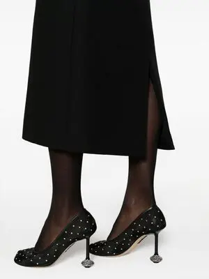 Valentino Garavani Rear-slit Midi Skirt