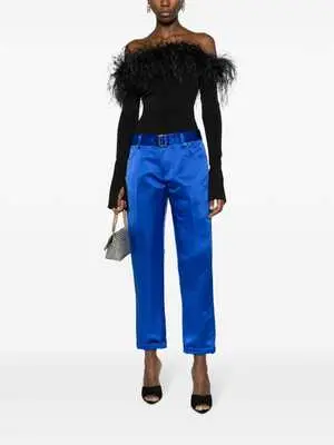 TOM FORD Cropped Silk Satin Trousers