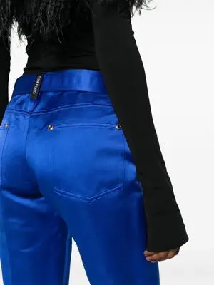 TOM FORD Cropped Silk Satin Trousers
