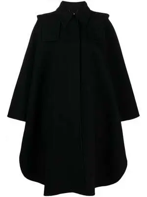 Chloé Wool-blend Hooded Cape