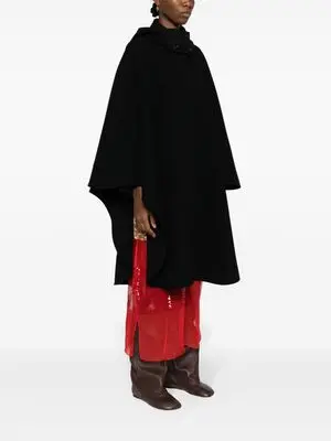 Chloé Wool-blend Hooded Cape
