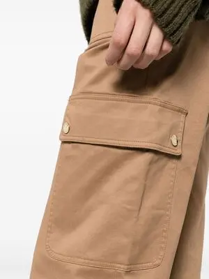 Michael Kors Tapered Organic Cotton Cargo Trousers