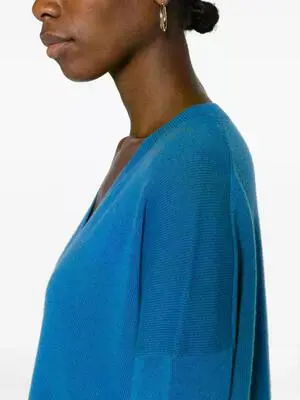 ALLUDE V-neck Cashmere Jumper