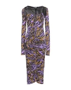 Versace Midi Bodycon Dress - Purple