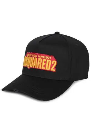 Dsquared2 Technical Fabric Cap - Black