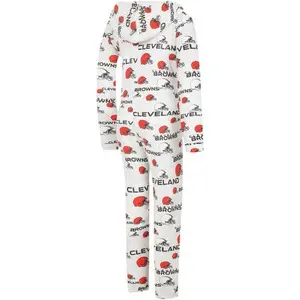 CONCEPTS SPORT Cleveland Browns Docket Hoodie Full-zip Union Suit