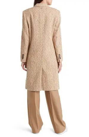 BOSS Catara Longline Tweed Jacket