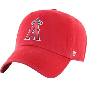 '47 Los Angeles Angels Clean Up Adjustable Hat - Red