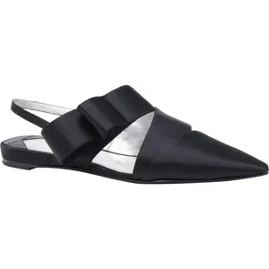Kate Spade New York Bianca Pointed Toe Slingback Flat - Black