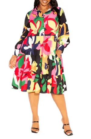 Buxom Couture Floral Day Dresses
