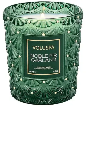 Voluspa Garland Candle In Green - Noble Fir