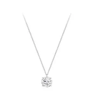 Graff Classic Round Diamond Platinum Pendant