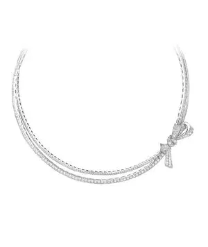 Graff Tilda’s Bow Diamond Necklace - White Gold