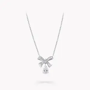 Graff Tilda's Bow Diamond Pendant - White Gold