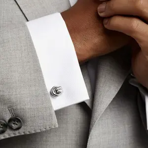 Graff Love Knot Cufflinks - White Gold