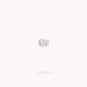 Graff Classic Round Diamond Stud Earrings - Platinum And White Gold