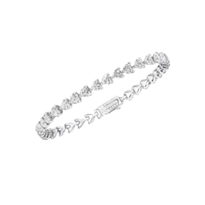 Graff Classic Diamond Heart Bracelet - White Gold