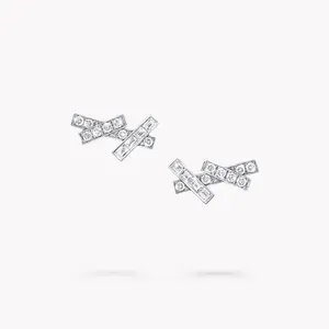 Graff Threads Diamond Mini Earrings - White Gold