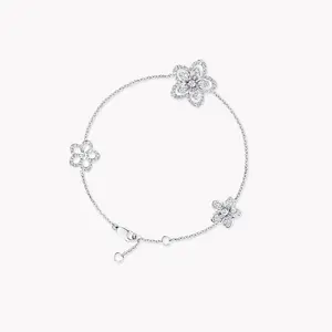 Graff Wild Flower Diamond Bracelet - White Gold
