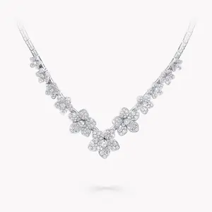 Graff Wild Flower Diamond Necklace - White Gold