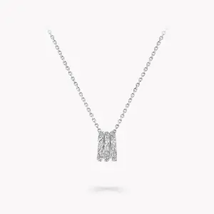 Graff Laurence Signature Pavé Diamond Pendant - White Gold