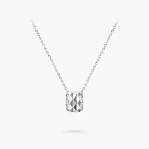 Graff Laurence Signature Spinning Diamond Pendant - White Gold