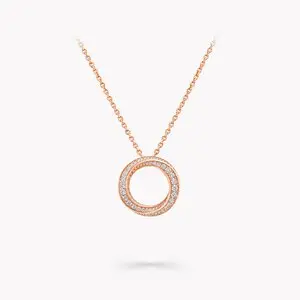 Graff Spiral Pavé Diamond Pendant - Rose Gold