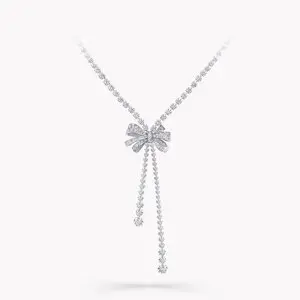 Graff Tilda’s Bow Diamond Necklace - White Gold