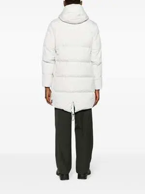 Herno Hooded Padded Parka Coat - Neutrals