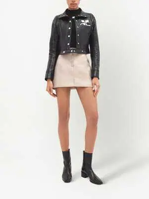 COURREGES Reedition Vinyl Jacket - Black