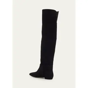 GIANVITO ROSSI Suede Over-the-knee Boots - Moka