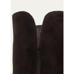GIANVITO ROSSI Suede Over-the-knee Boots - Moka