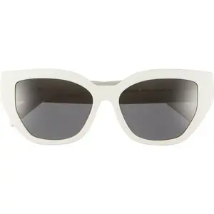 Prada Prada 55mm Butterfly Sunglasses Bone