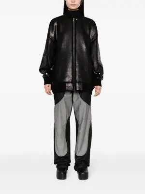 Rick Owens Peter Sequin-embellished Bomber Jacket - Black