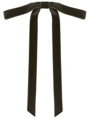JENNIFER BEHR Aida Bow Barrette - Black