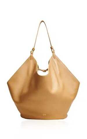 Khaite Lotus Medium Leather Bucket Bag