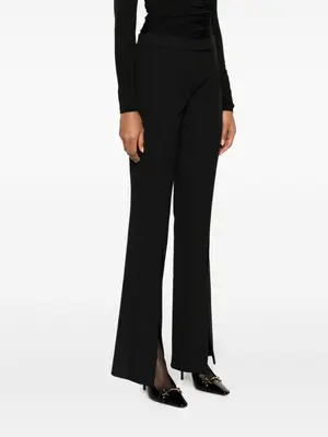 Versace Logo Flared Trousers